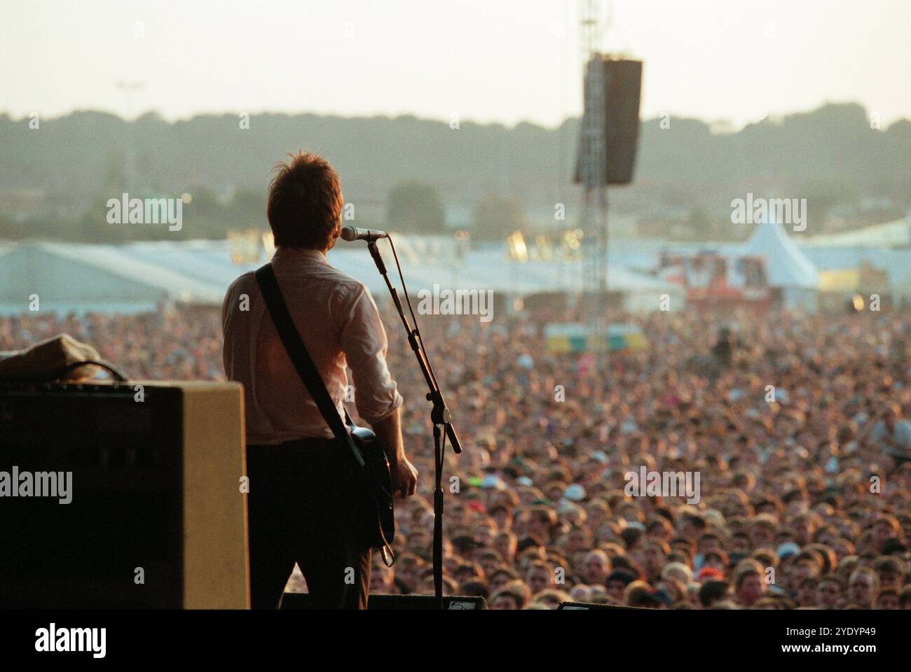 Gaz Coombes lead vocalist and guitarist of the alternative rock band ...