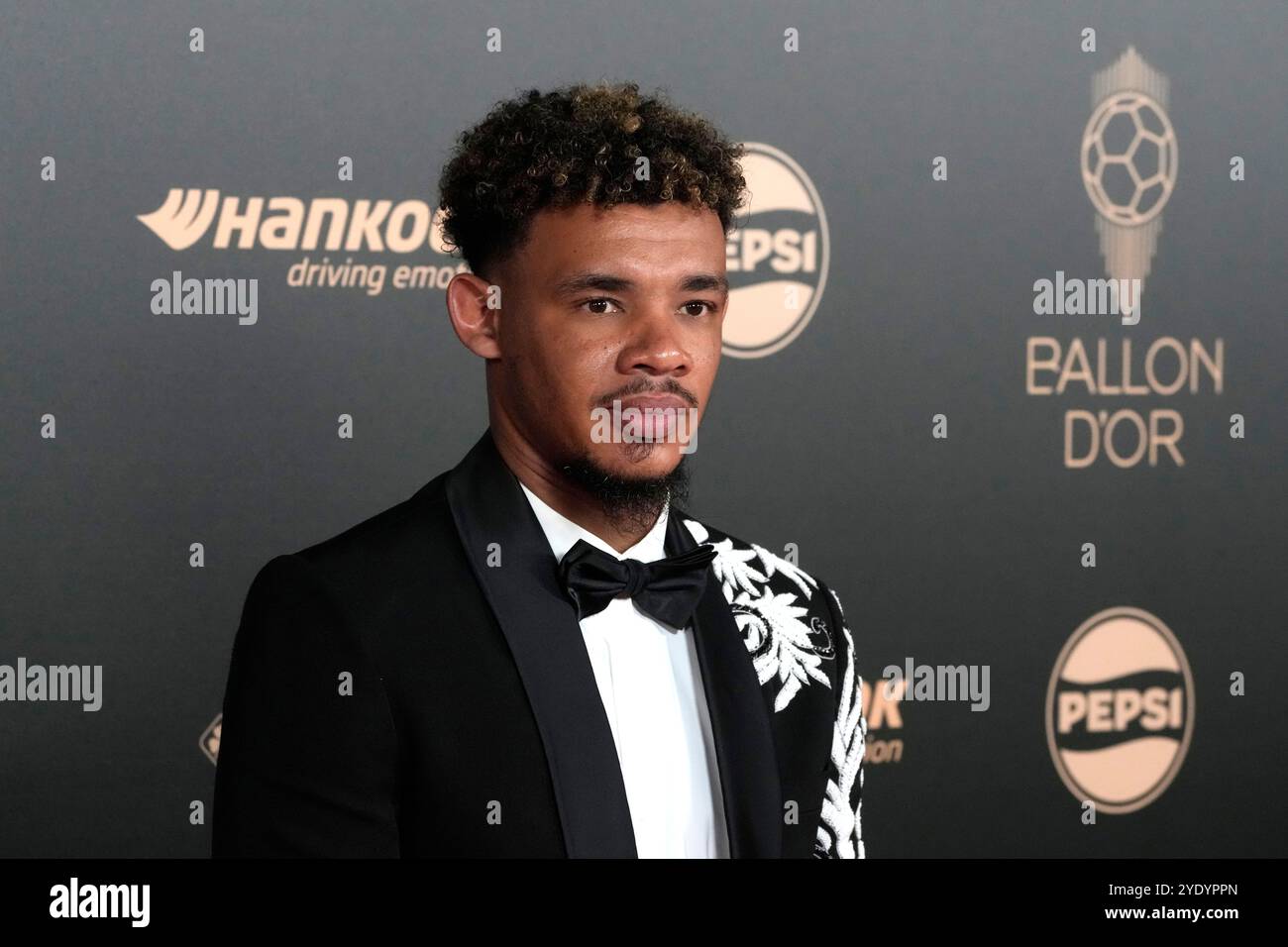 South Africa's goalkeeper Ronwen Williams arrives for the 68th Ballon d ...