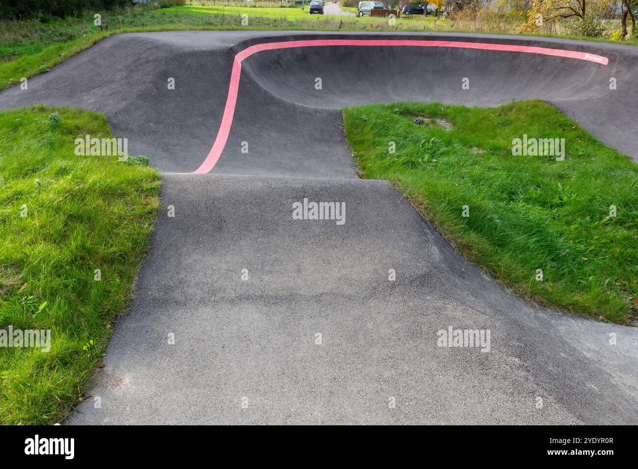 Pump track bike skateboard park hi-res stock photography and images - Alamy