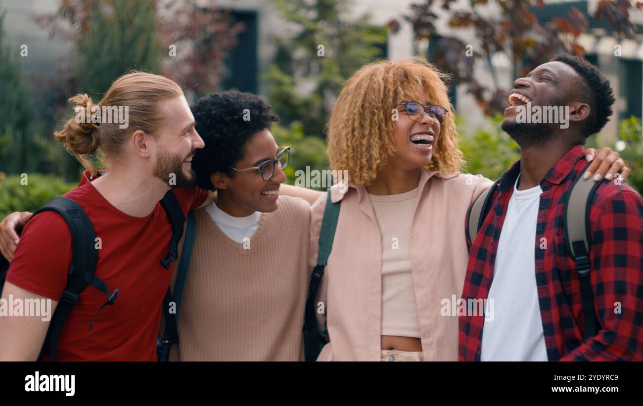 Diverse girls in the city hi-res stock photography and images - Alamy
