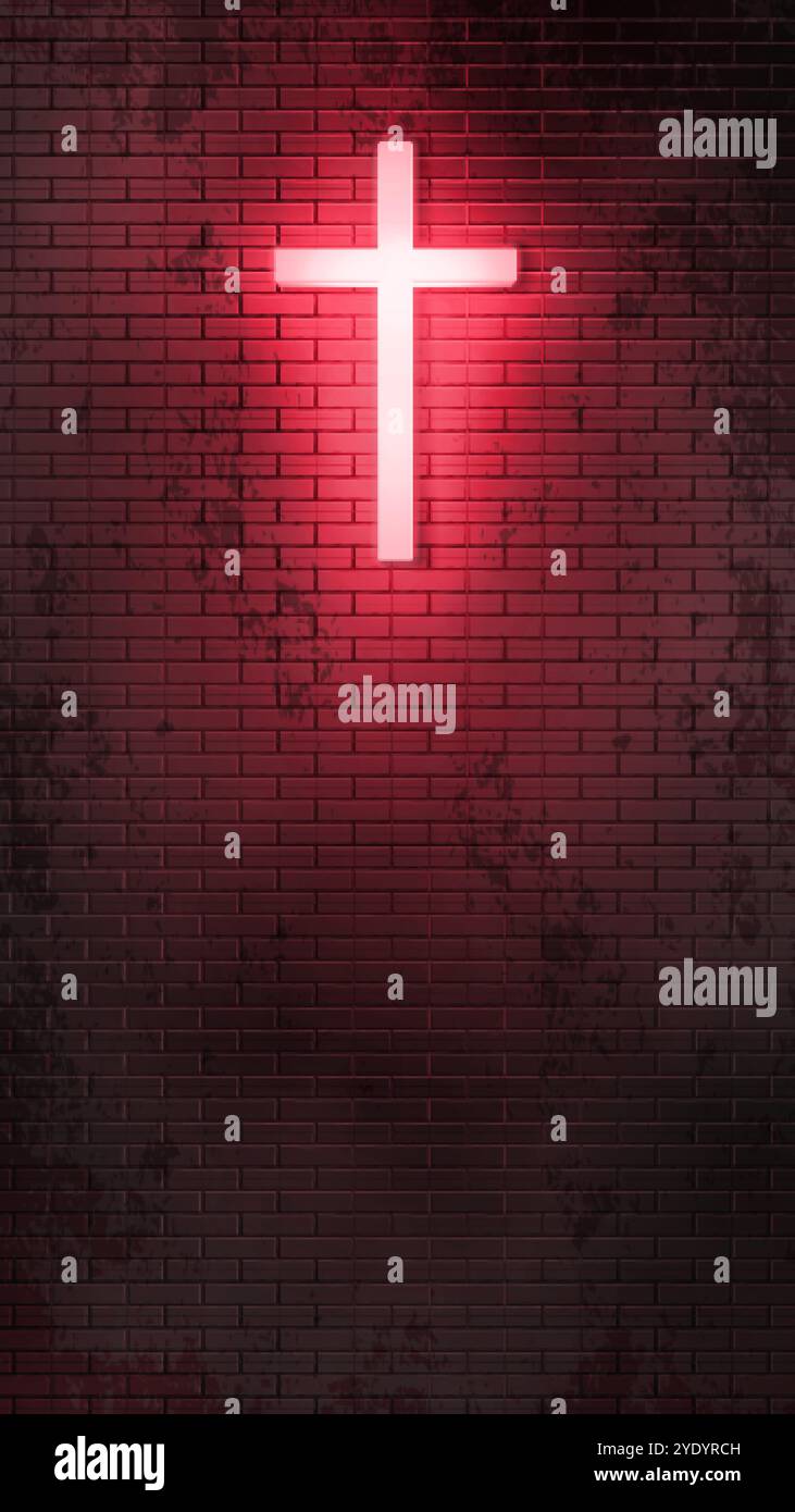 Crucifix church wall Stock Vector Images - Alamy