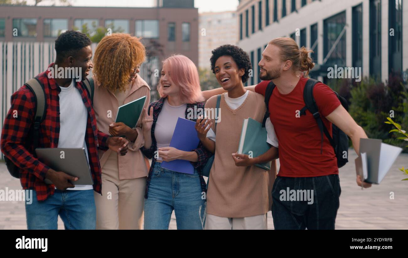 Diverse teenagers embrace hi-res stock photography and images - Alamy