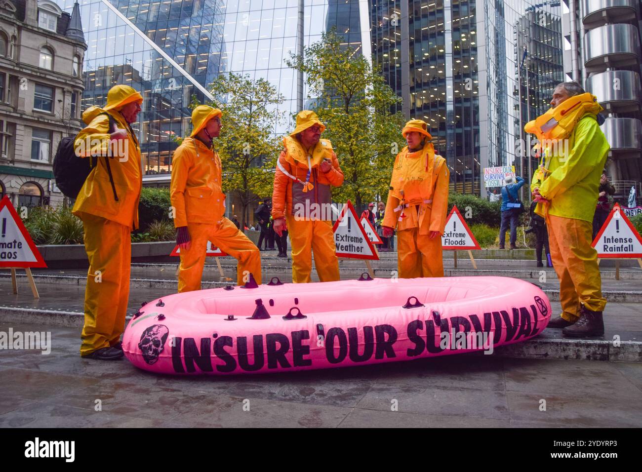London, England, UK. 28th Oct, 2024. Extinction Rebellion activists ...