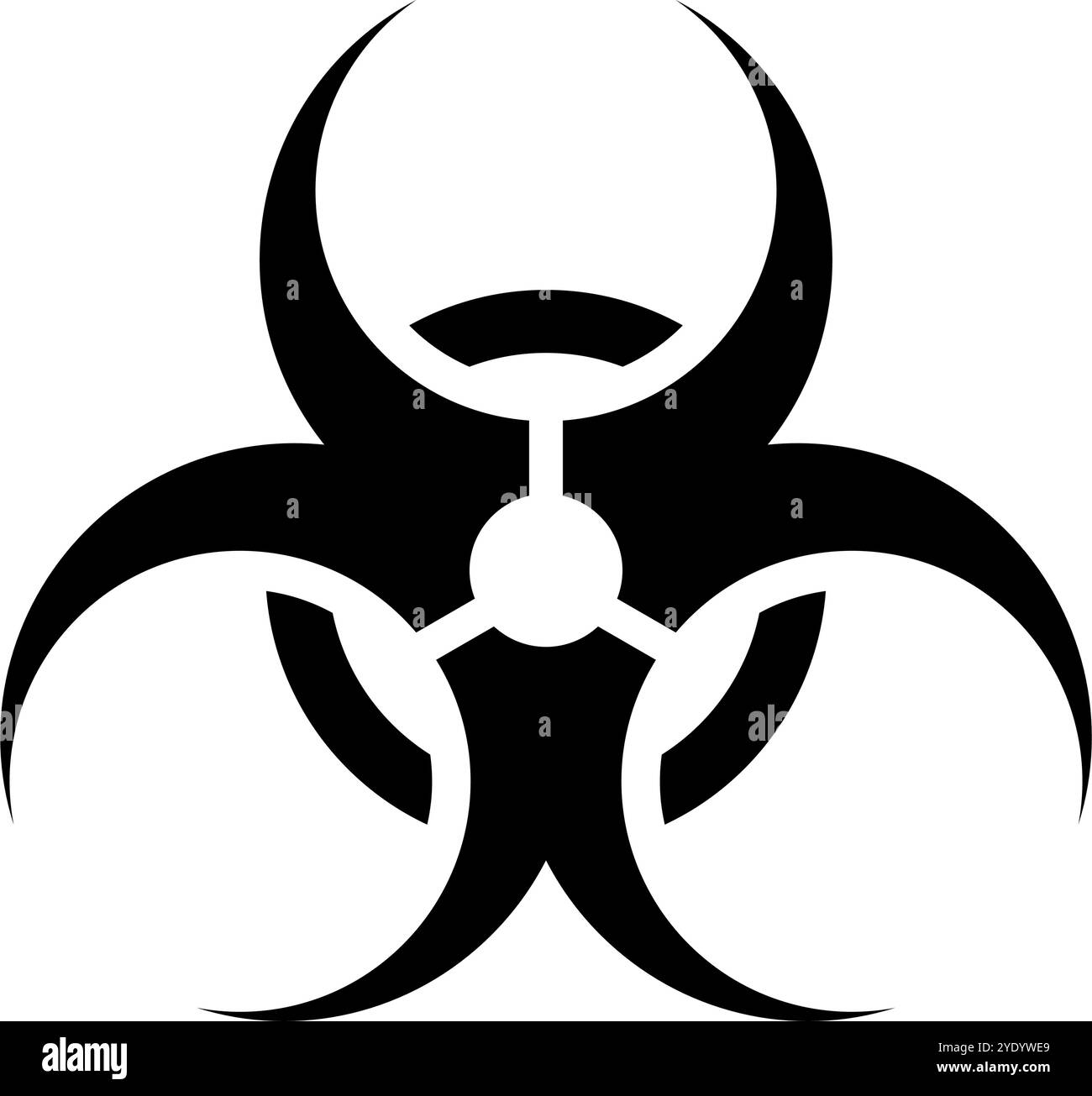 Biohazard icon. Biological Hazard Sign. Editable vector Stock Vector Image & Art - Alamy