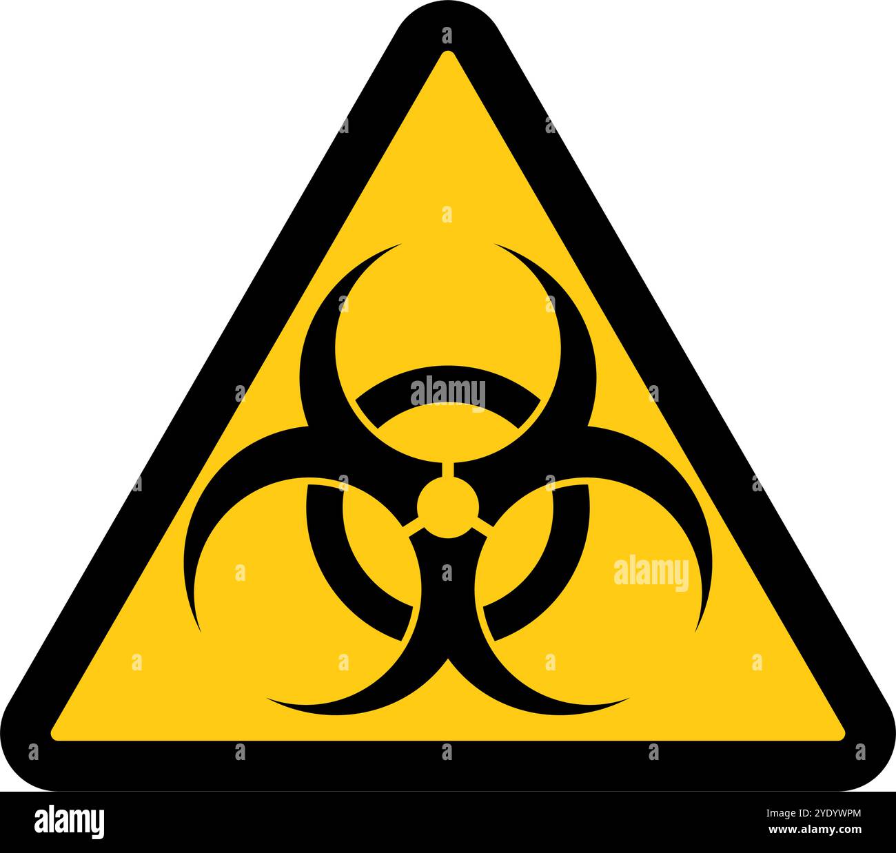 Biohazard Symbol. Biological Hazard Symbol. Editable vector Stock ...