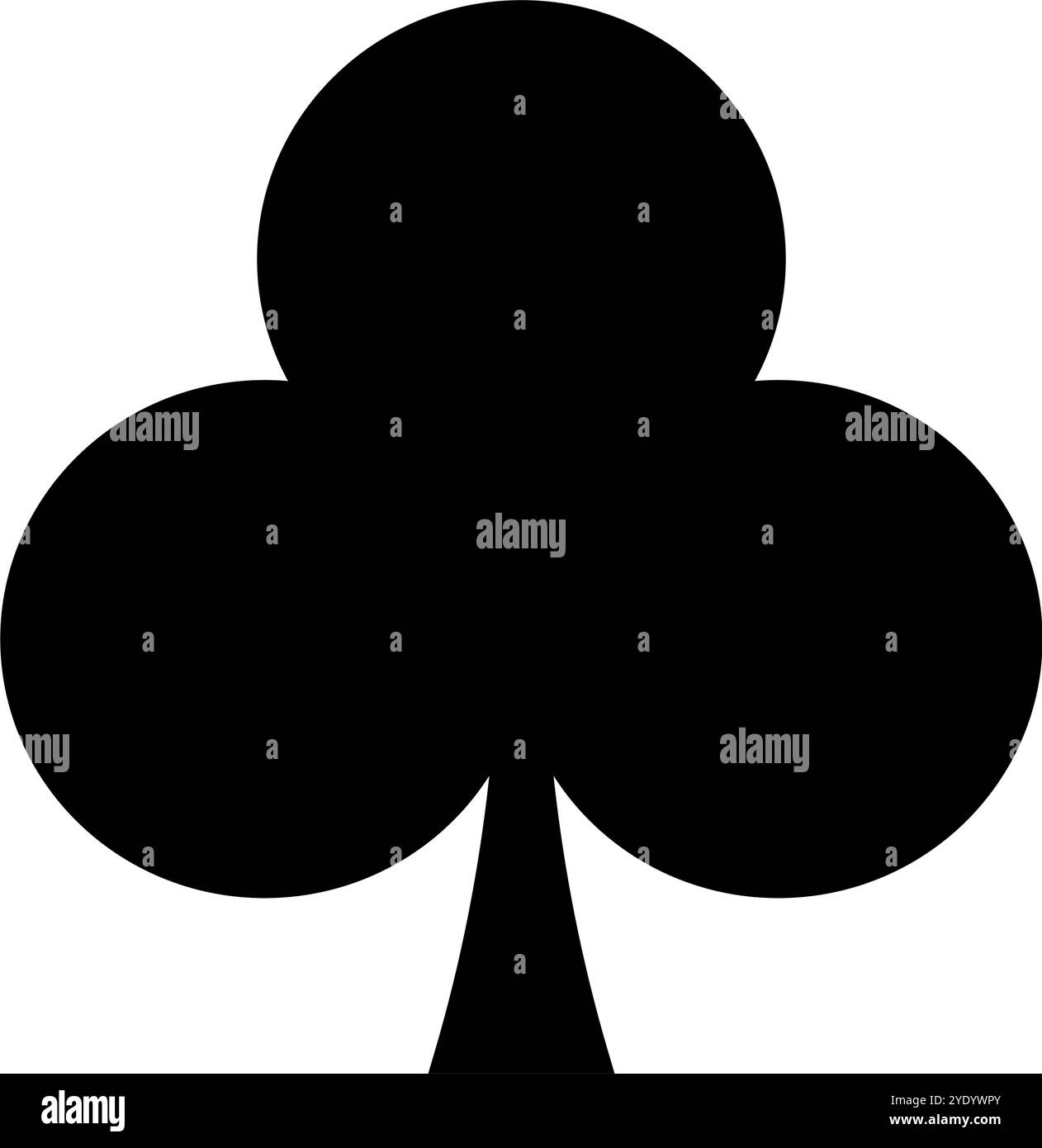 Card clover silhouette icon. Editable vector Stock Vector Image & Art ...