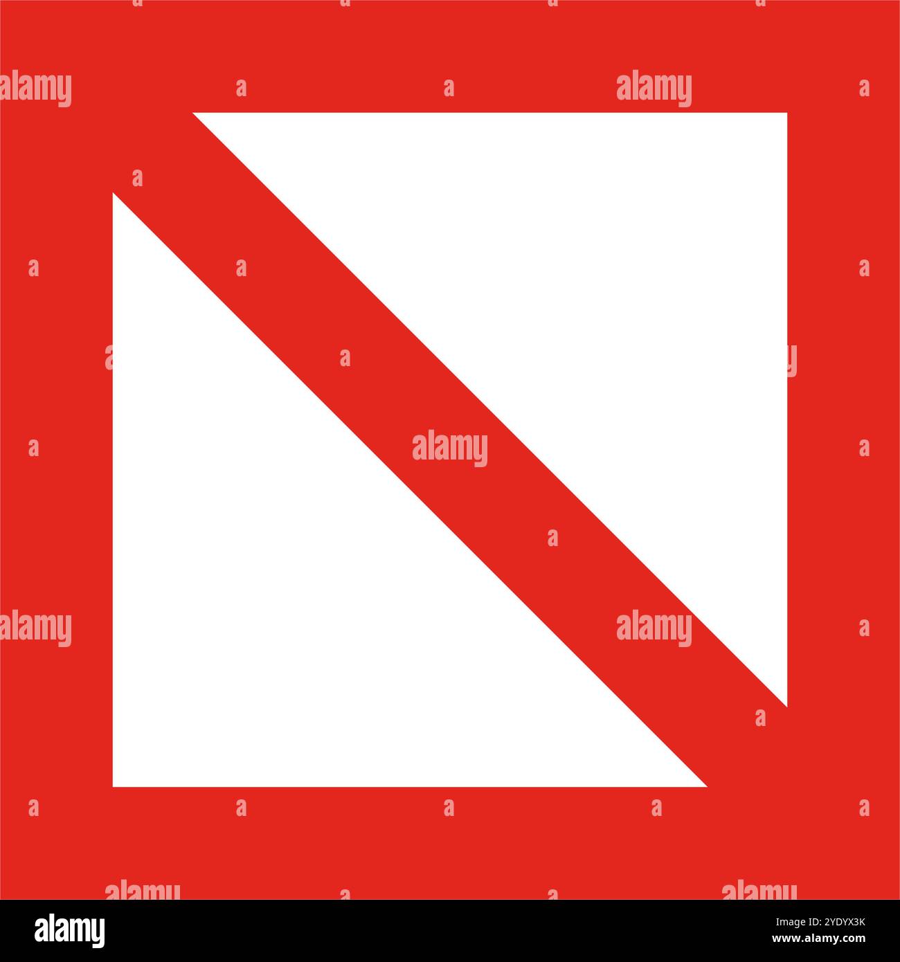 Simple stop sign. Warning. Editable vector Stock Vector Image & Art - Alamy