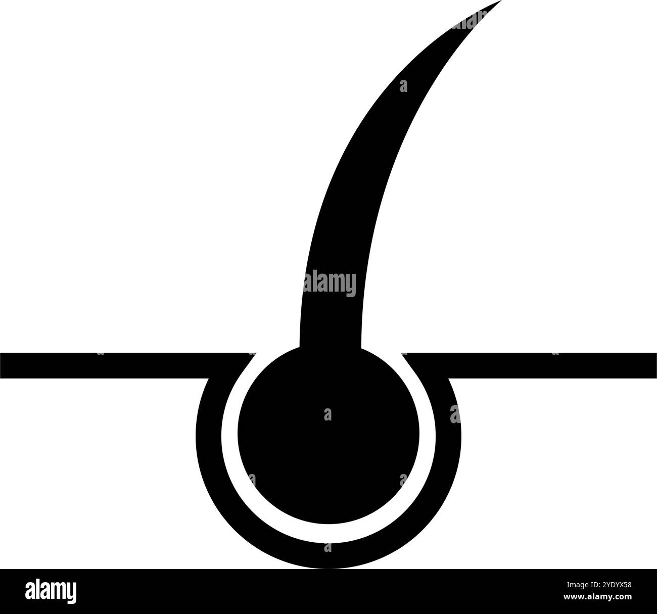 Hair loss sign on Stock Vector Images - Alamy