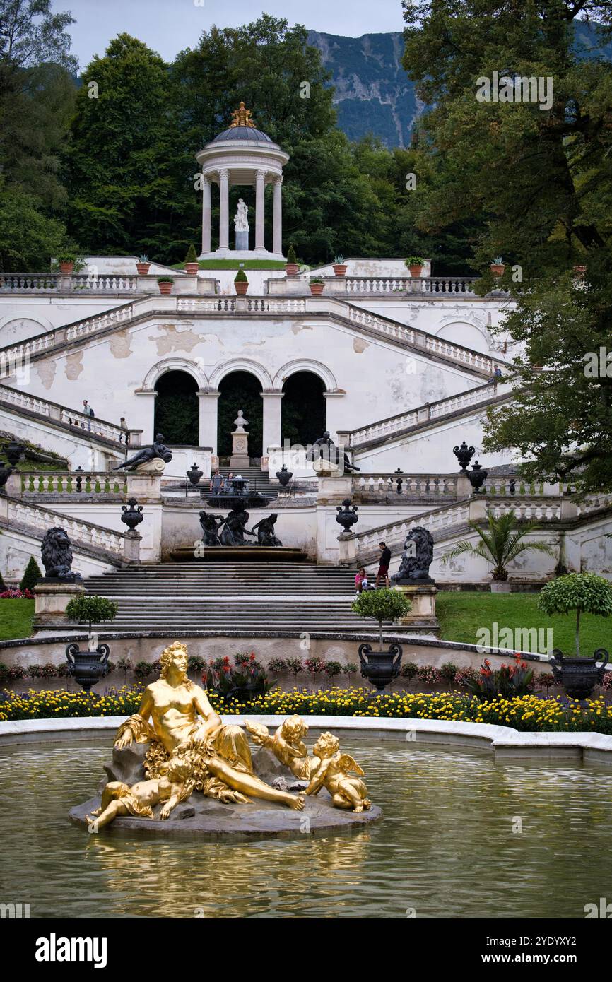 Linderhof Palace are considered one of the most beautiful creations of ...