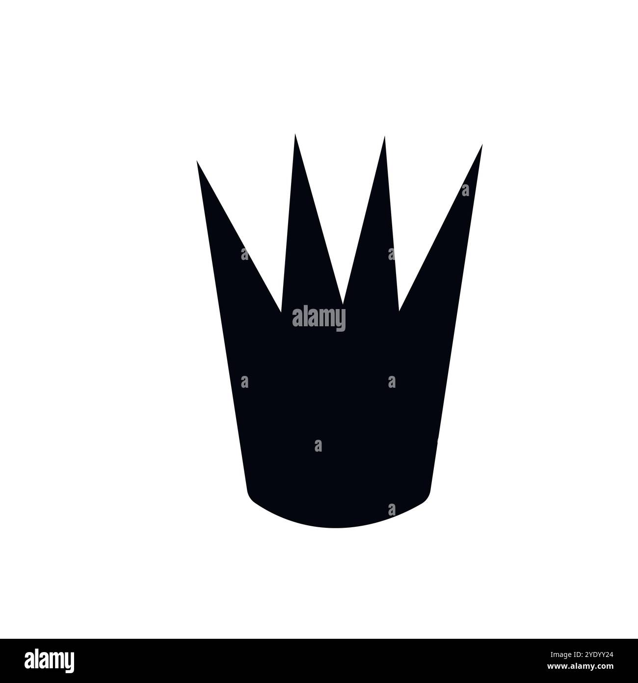 Crown logo graffiti icon. Black icon isolated on white background ...