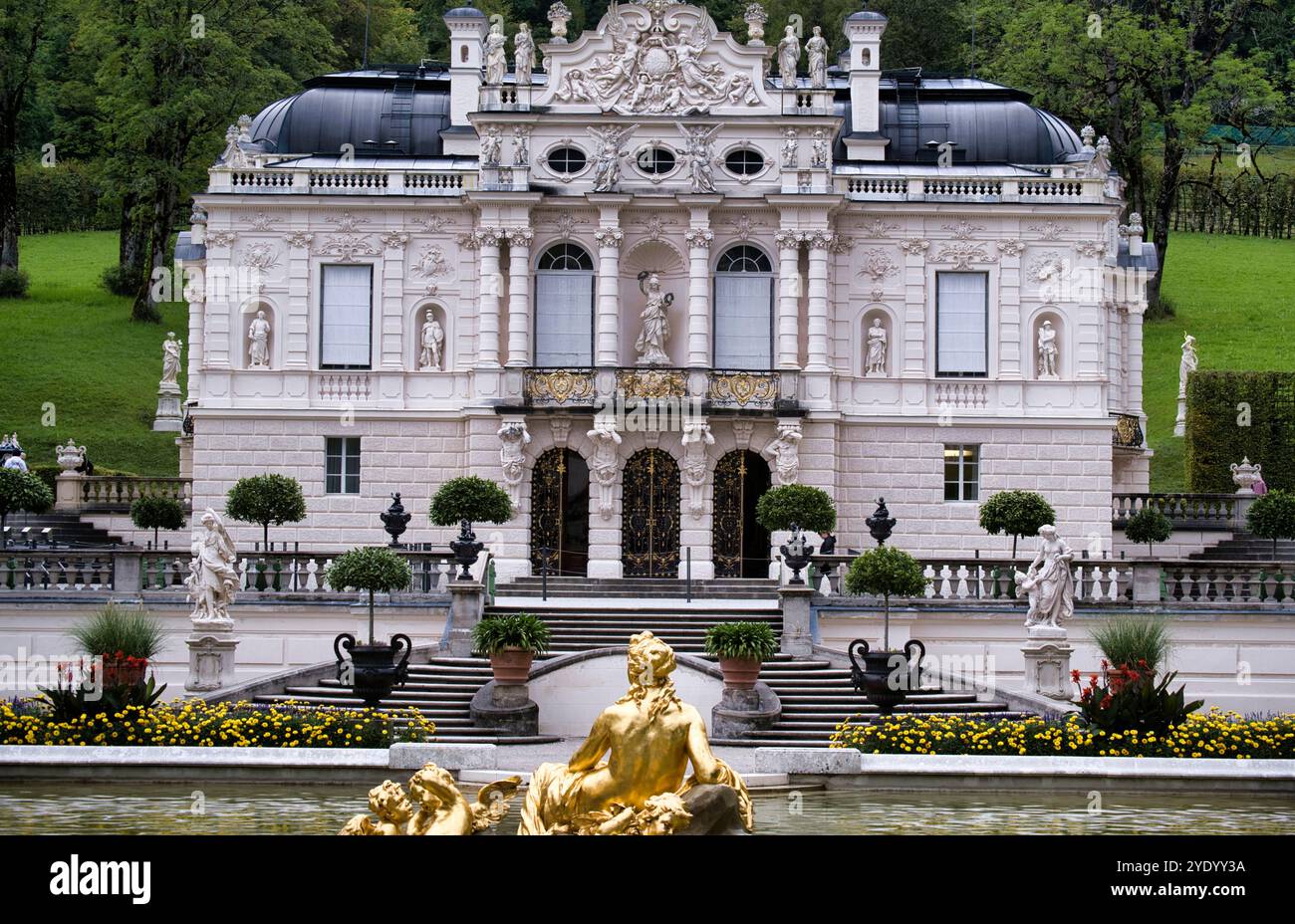 Linderhof Palace are considered one of the most beautiful creations of ...