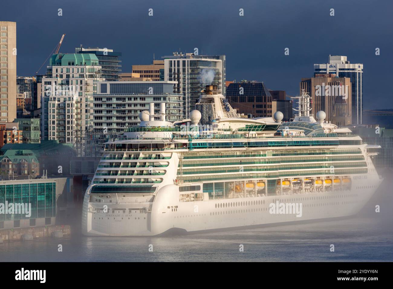 Cruise ship & Halifax skyline, Nova Scotia, Canada Stock Photo - Alamy