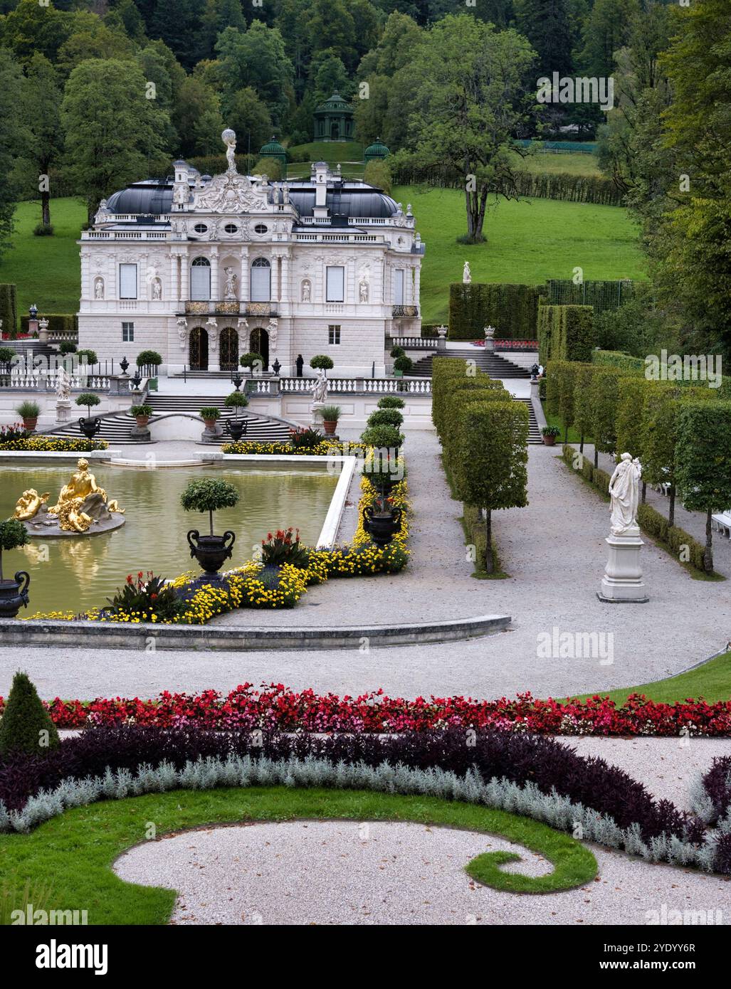 Linderhof Palace are considered one of the most beautiful creations of ...