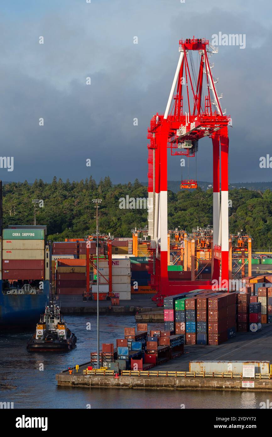 Container Port, Halifax, Nova Scotia, Canada Stock Photo - Alamy