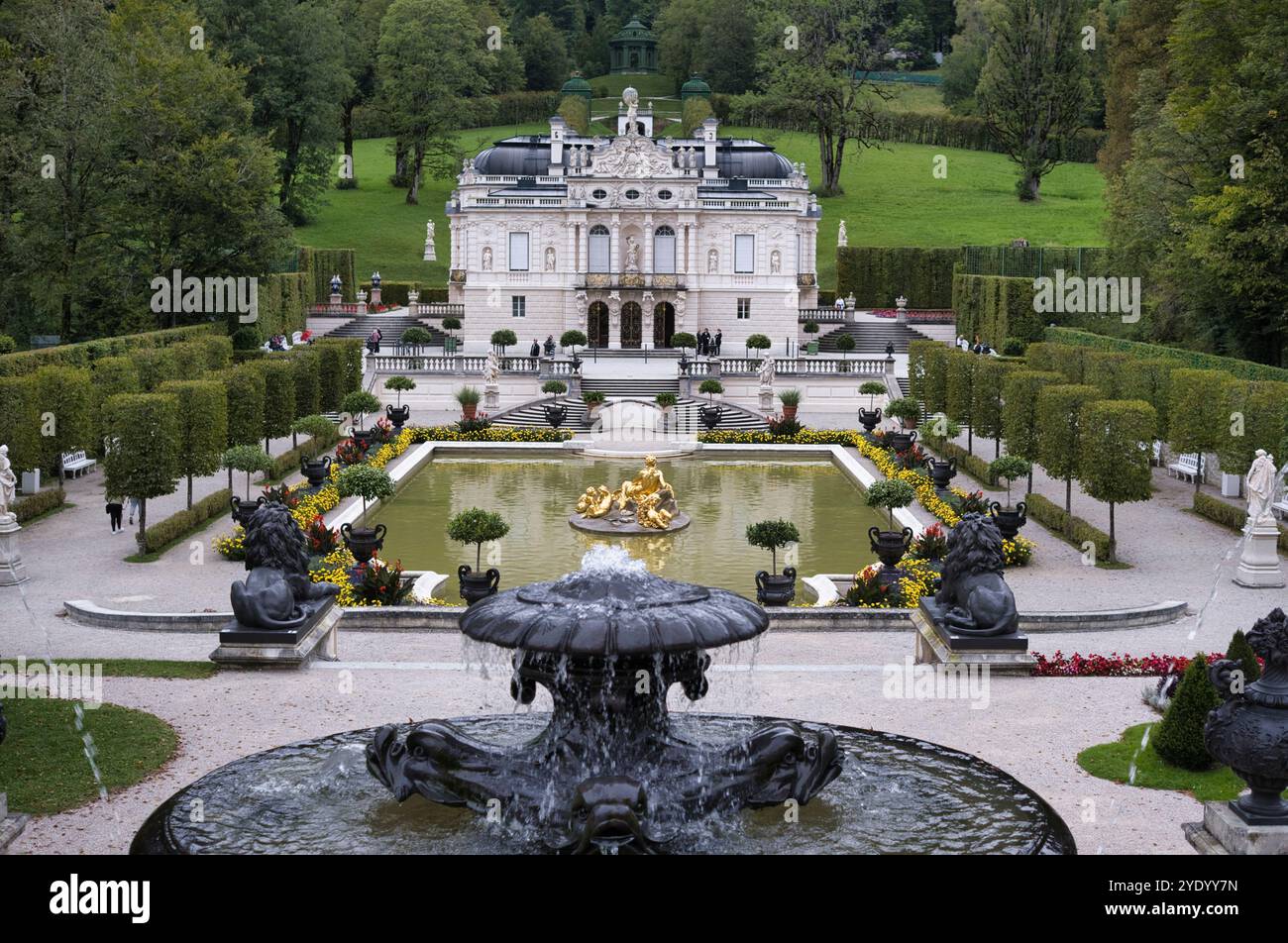 Linderhof Palace are considered one of the most beautiful creations of ...