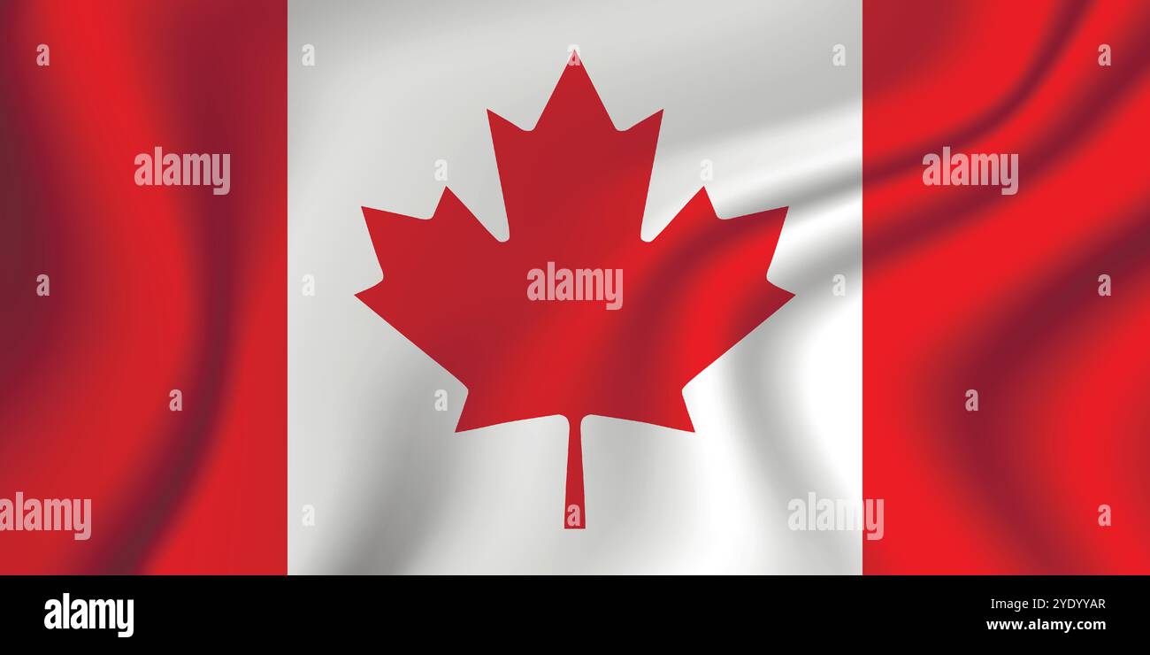 Flag of Canada. Canadian national symbol in official colors. Template ...