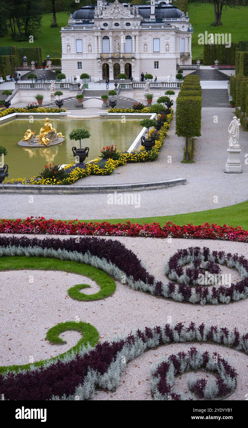 Linderhof Palace are considered one of the most beautiful creations of ...