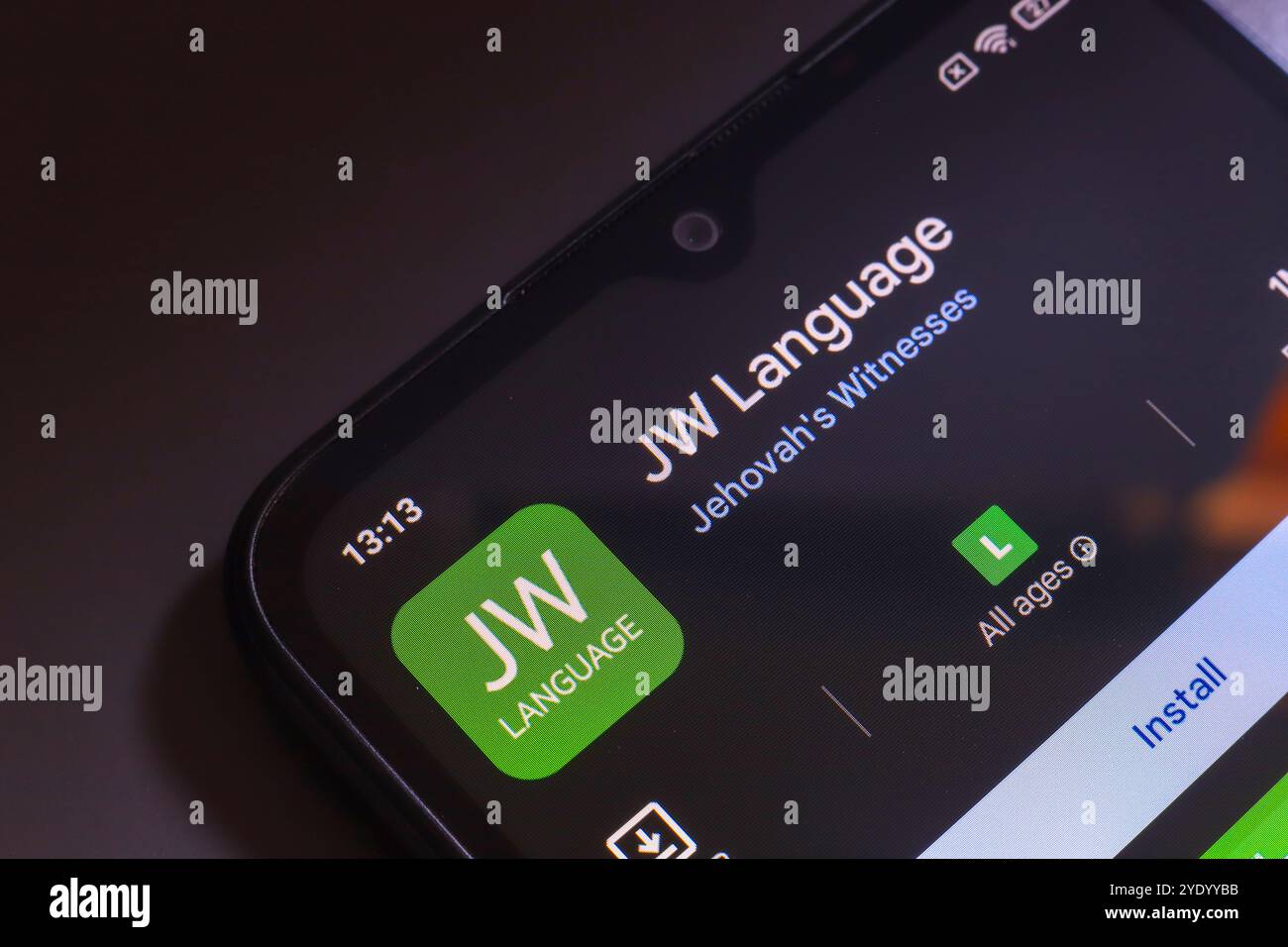 October 28, 2024, Brazil. In this photo illustration, the JW Language ...