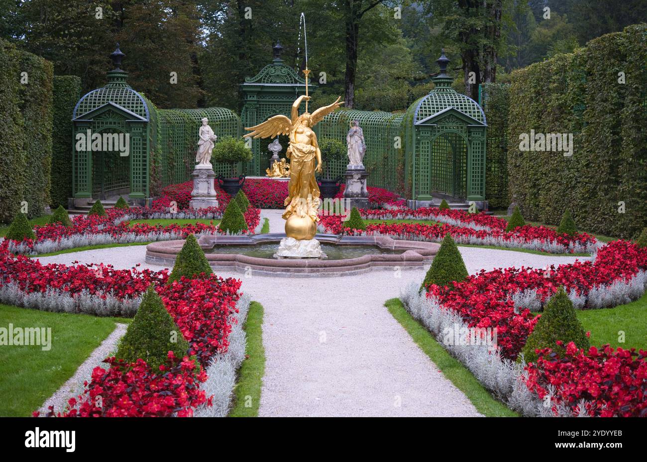Linderhof Palace are considered one of the most beautiful creations of ...