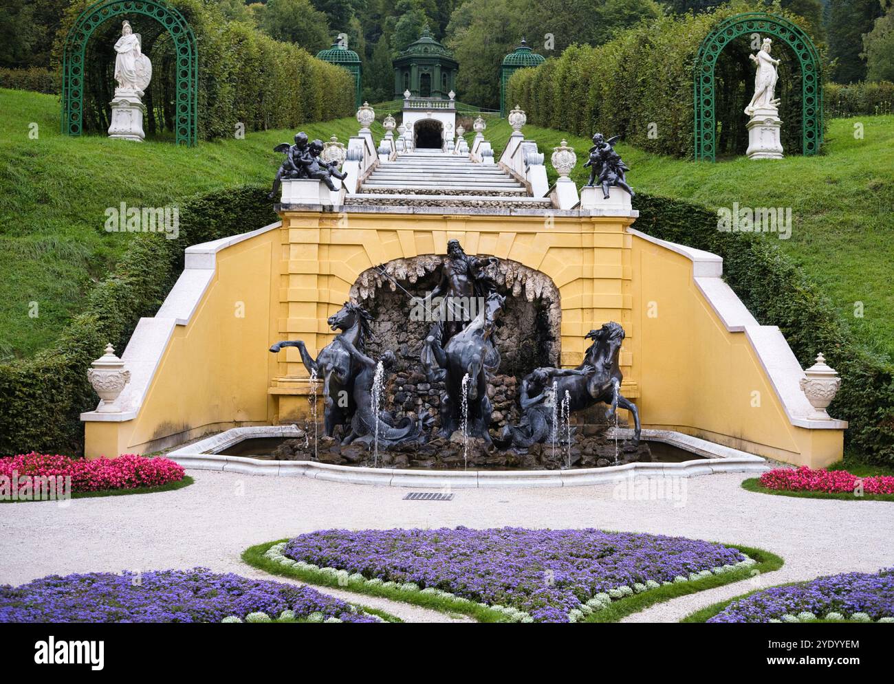 Linderhof Palace are considered one of the most beautiful creations of ...