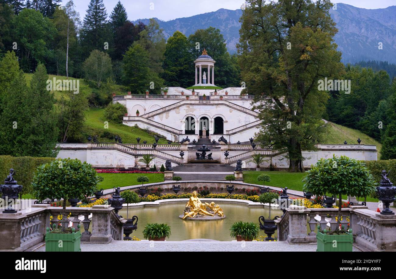 Linderhof Palace are considered one of the most beautiful creations of ...