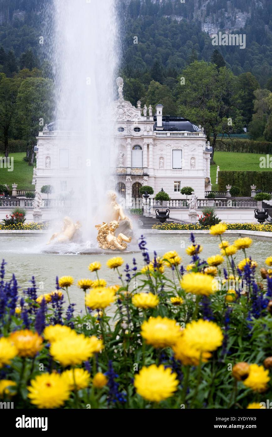 Linderhof Palace are considered one of the most beautiful creations of ...
