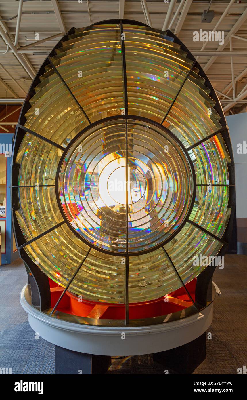 Fresnel Lens from Sambro Island Lighthouse, Maritime Museum of the ...