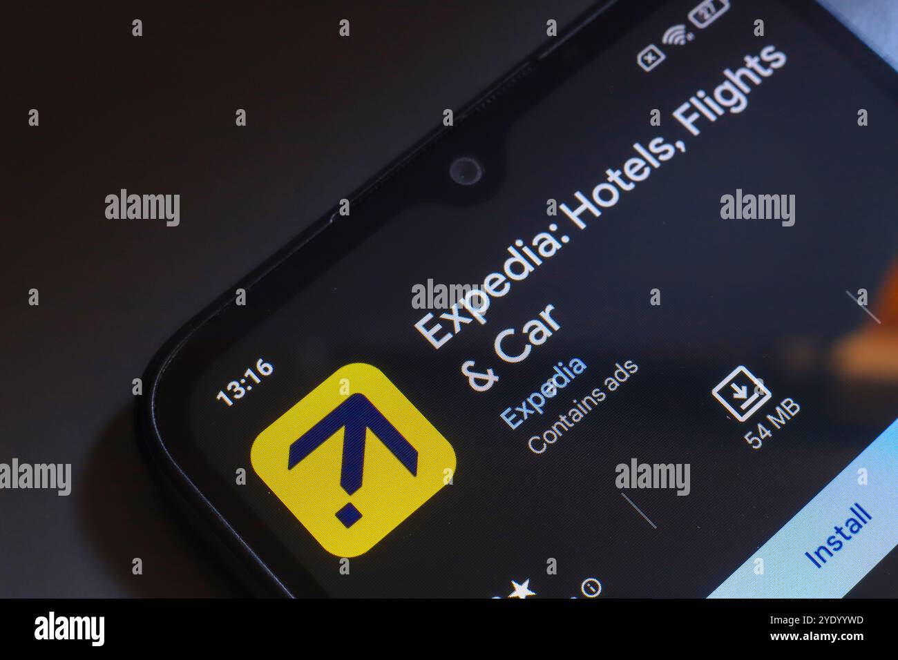 October 28, 2024, Brazil. In this photo illustration, the Expedia app ...