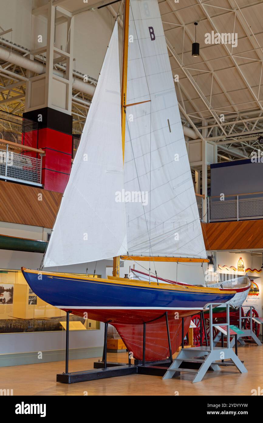 Yacht, Maritime Museum of the Atlantic, Halifax, Nova Scotia, Canada ...