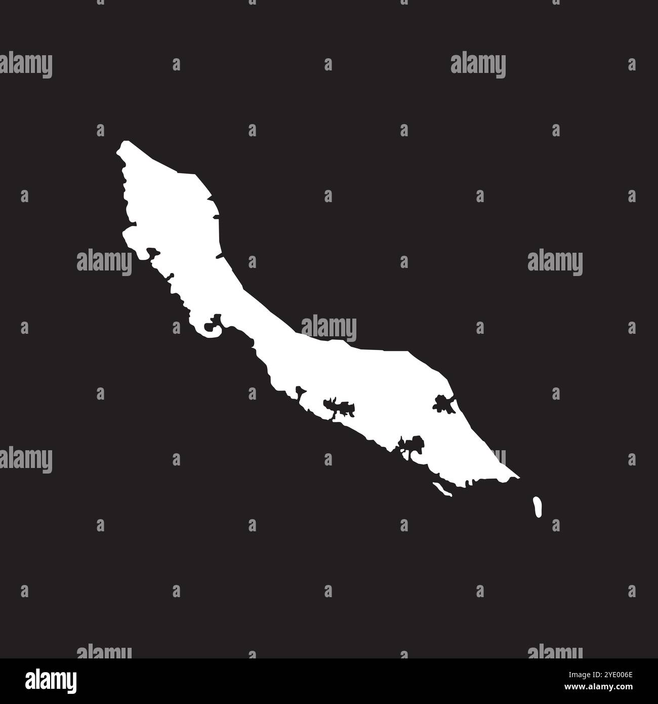 Curacao Map Illustration Element Design Stock Vector Image & Art - Alamy