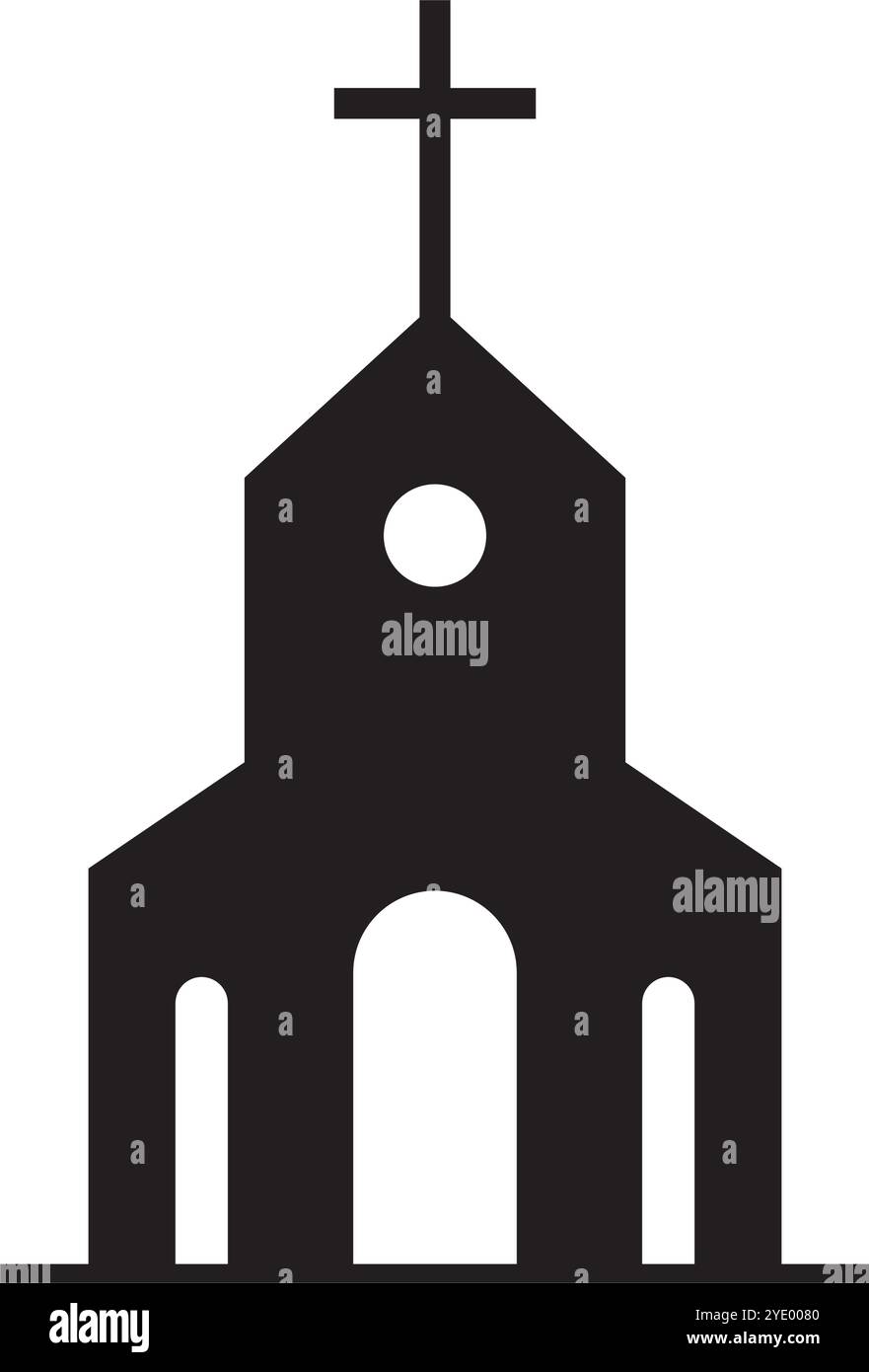 Church Element Icon Symbol Design Stock Vector Image & Art - Alamy