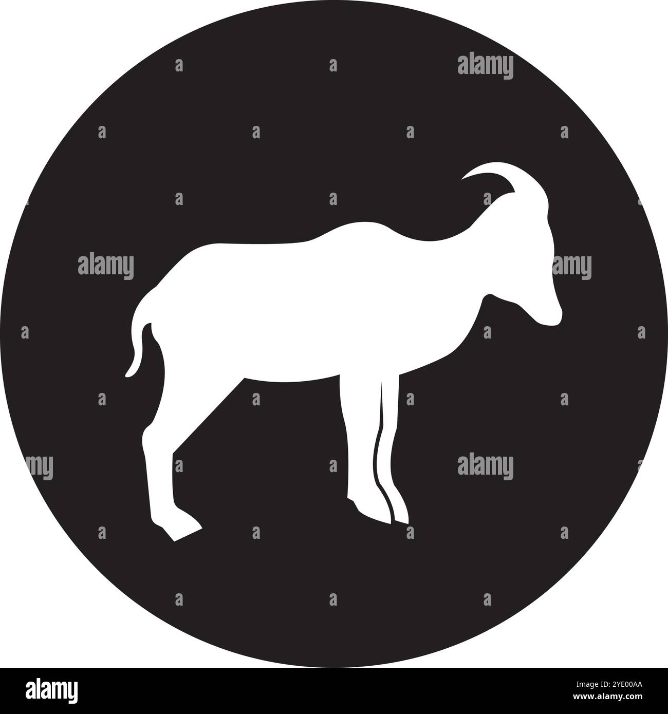 Goat Logo Template Element Design Stock Vector Image & Art - Alamy