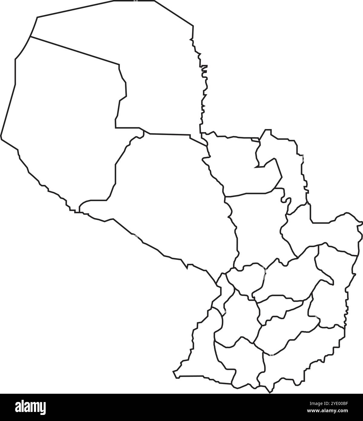 Paraguay Map Illustration Icon Symbol Design Stock Vector Image & Art ...