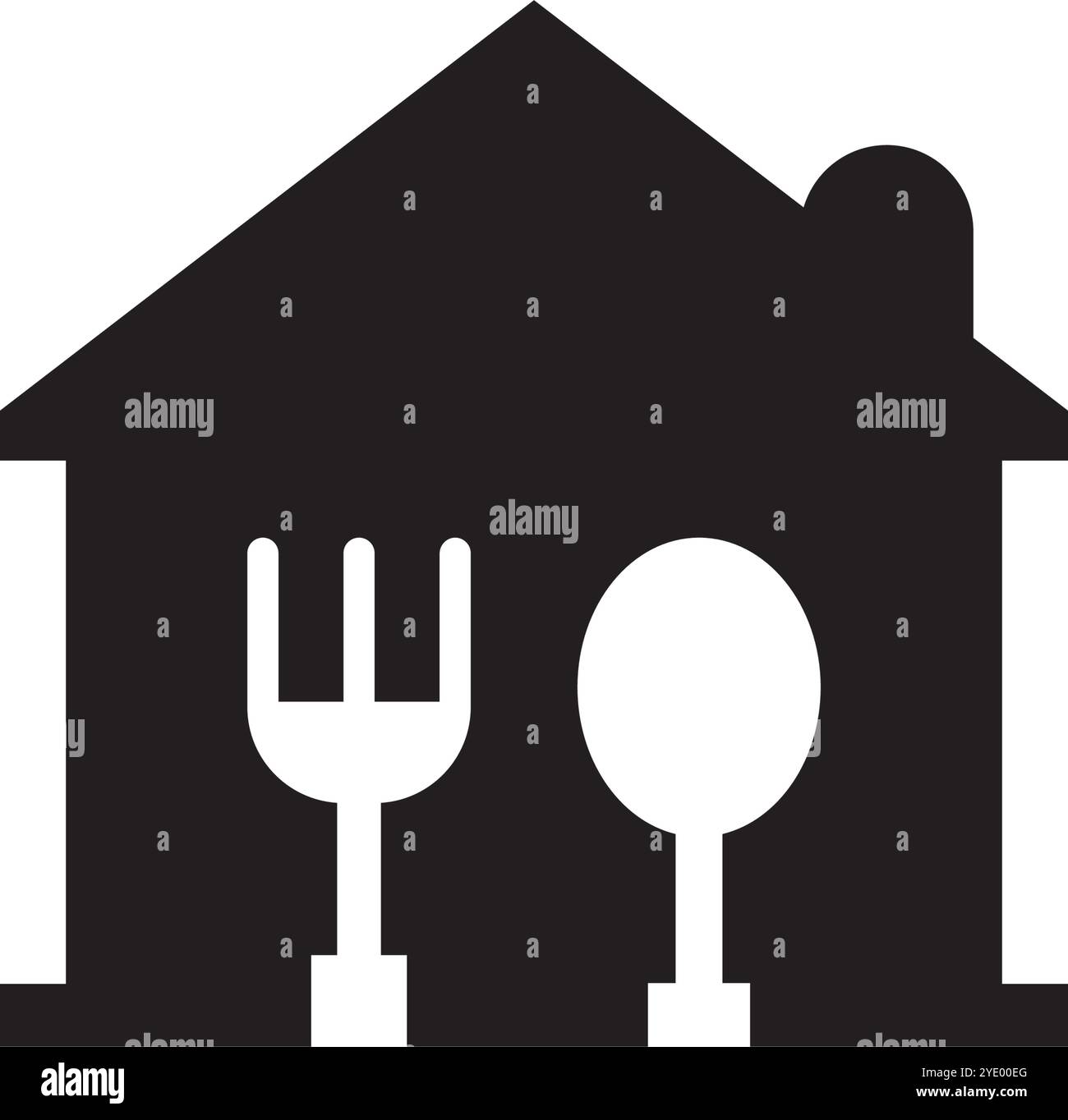 Restaurant logo Black and White Stock Photos & Images - Alamy