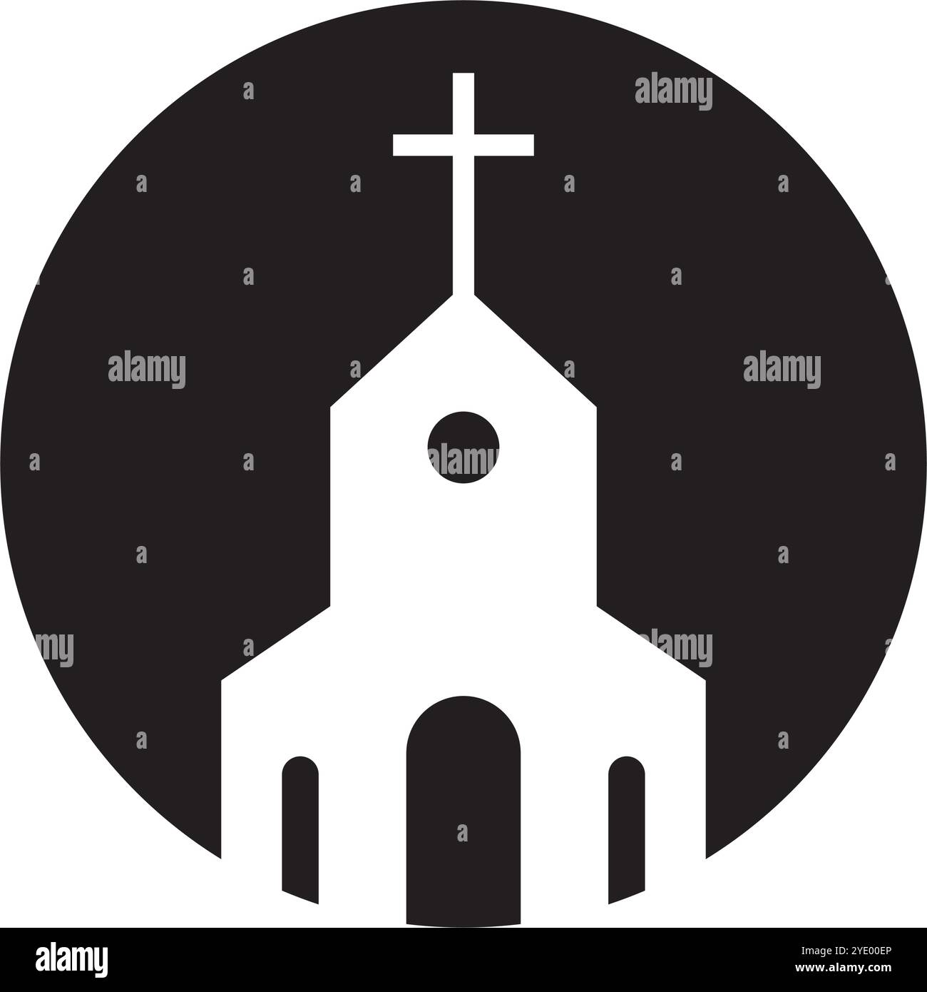 Church Element Icon Symbol Design Stock Vector Image & Art - Alamy
