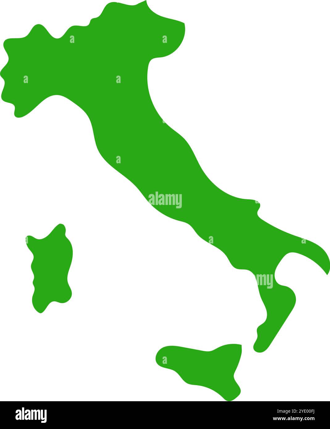 Italian map. Italian land. Editable vector Stock Vector Image & Art - Alamy
