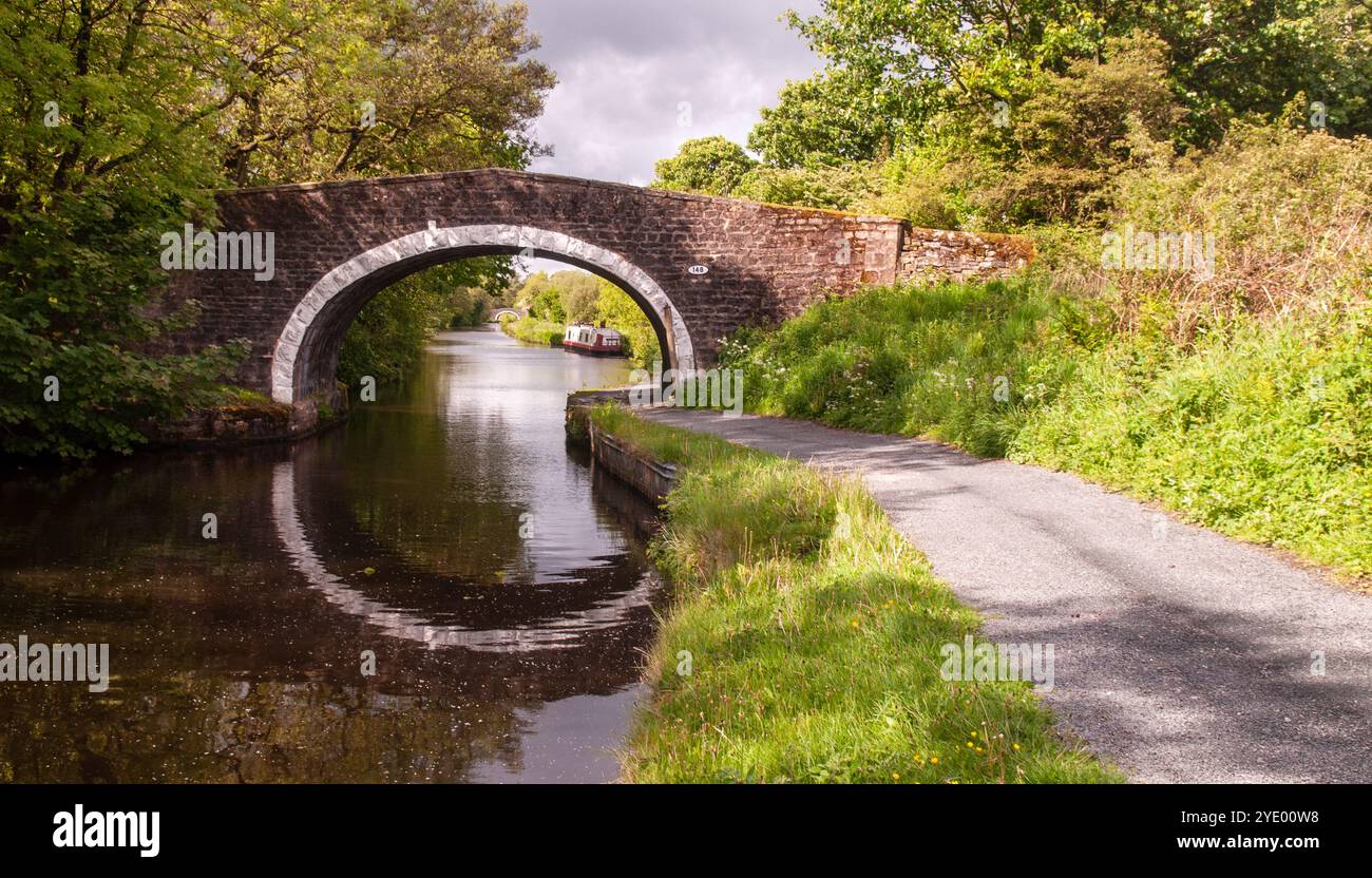 The grade II listed Hollinhurst Bridge 148 on the Leeds and Liverpool ...