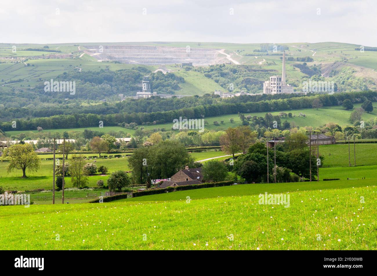 Derbyshire england summer quarry hi-res stock photography and images ...