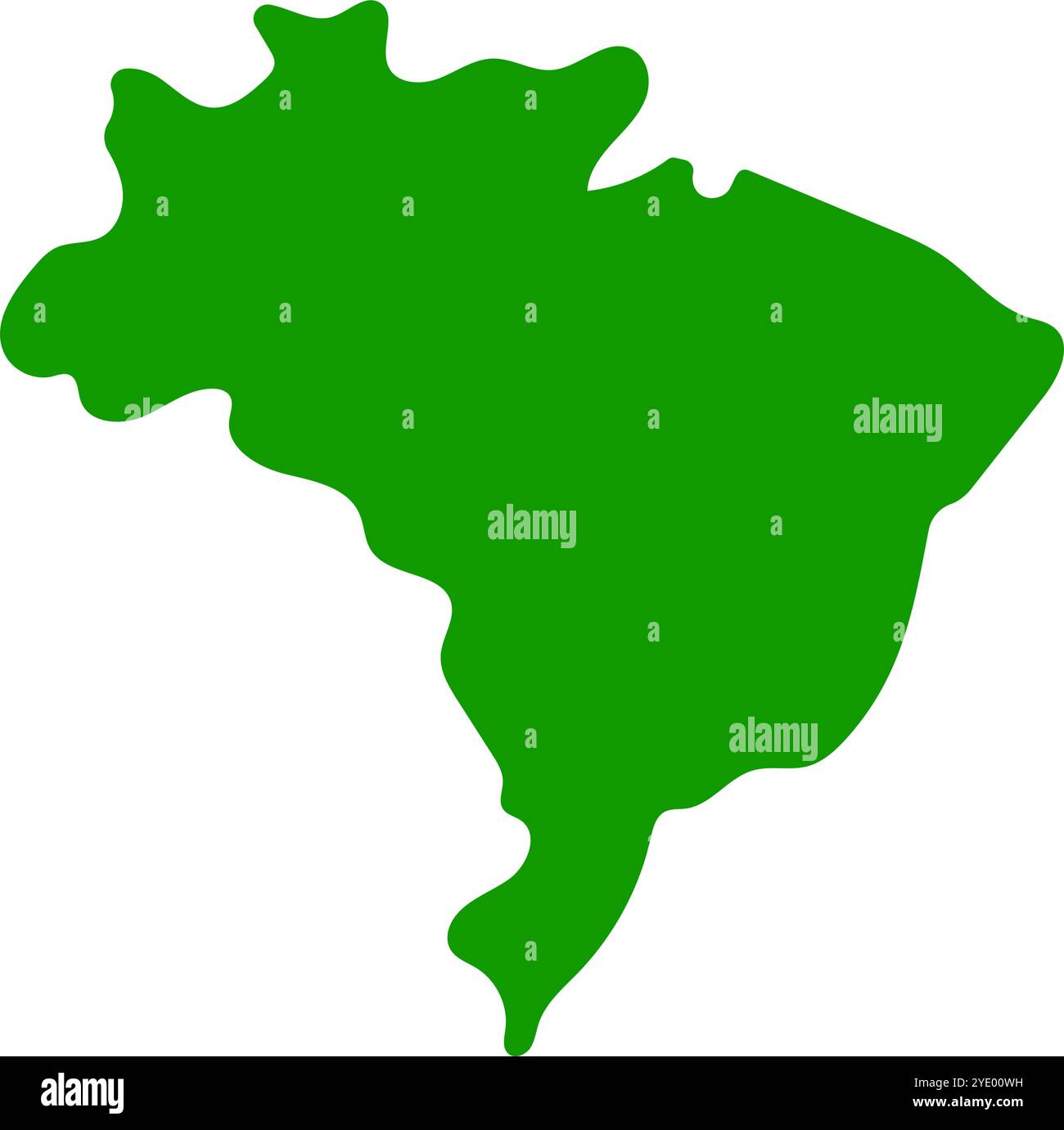 Brazil Map. Brazilian map. Editable vector Stock Vector Image & Art - Alamy
