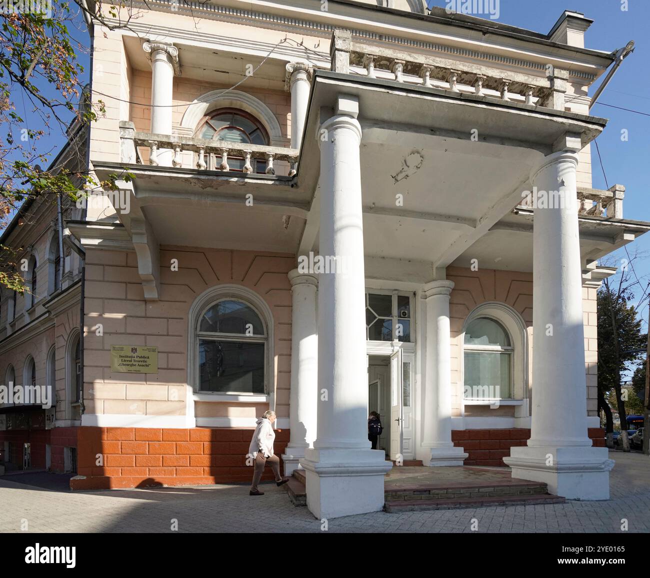 Chisinau, Moldova. October 23, 2024. Exterior view of George Asachi ...
