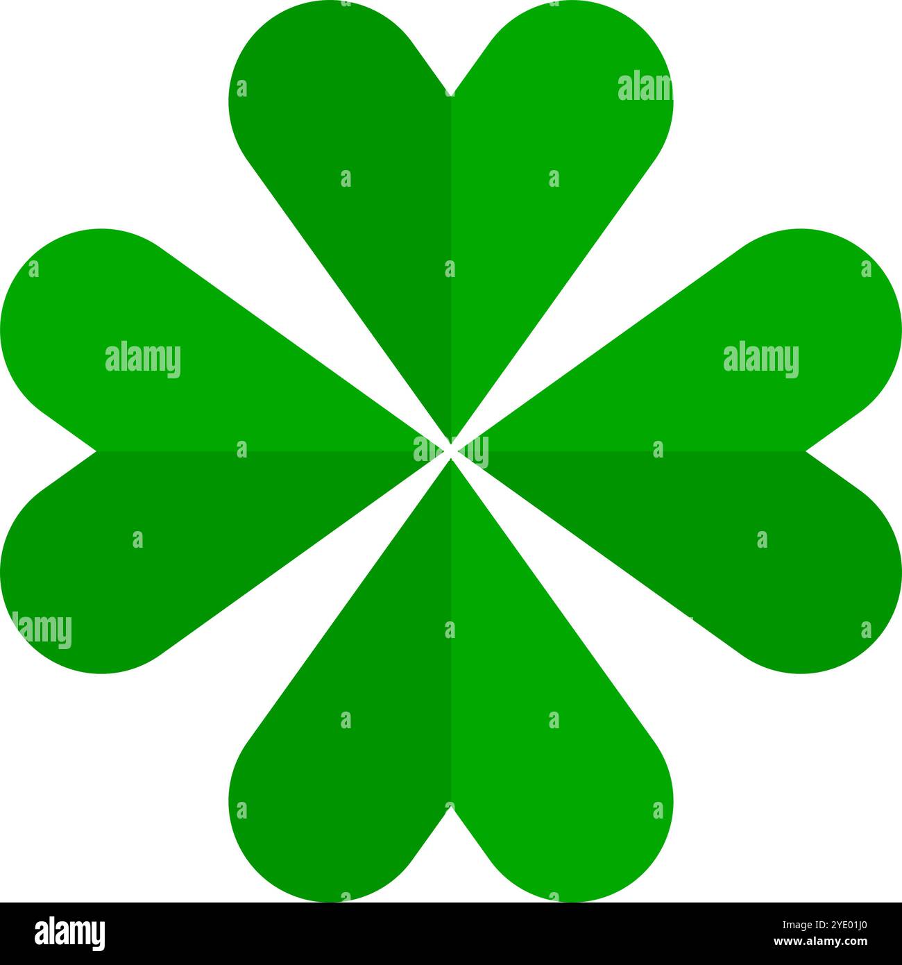 Four leaf clover icon. Good luck. Editable vector Stock Vector Image ...