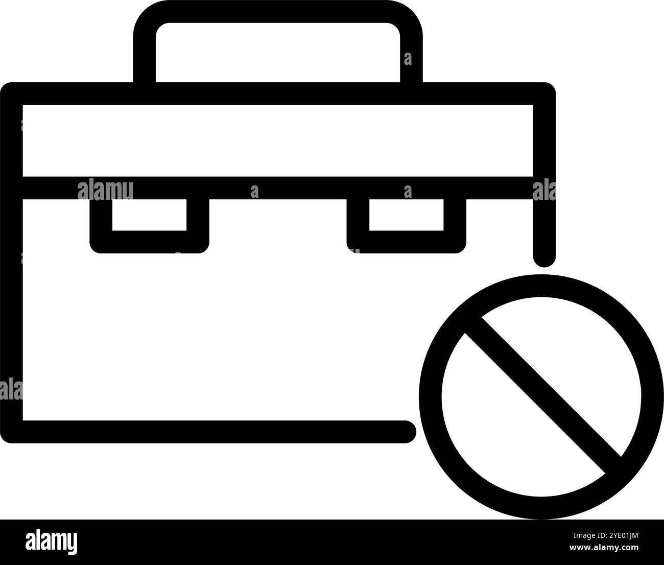 Simple unemployment icon. Layoff. Editable vector Stock Vector Image & Art - Alamy