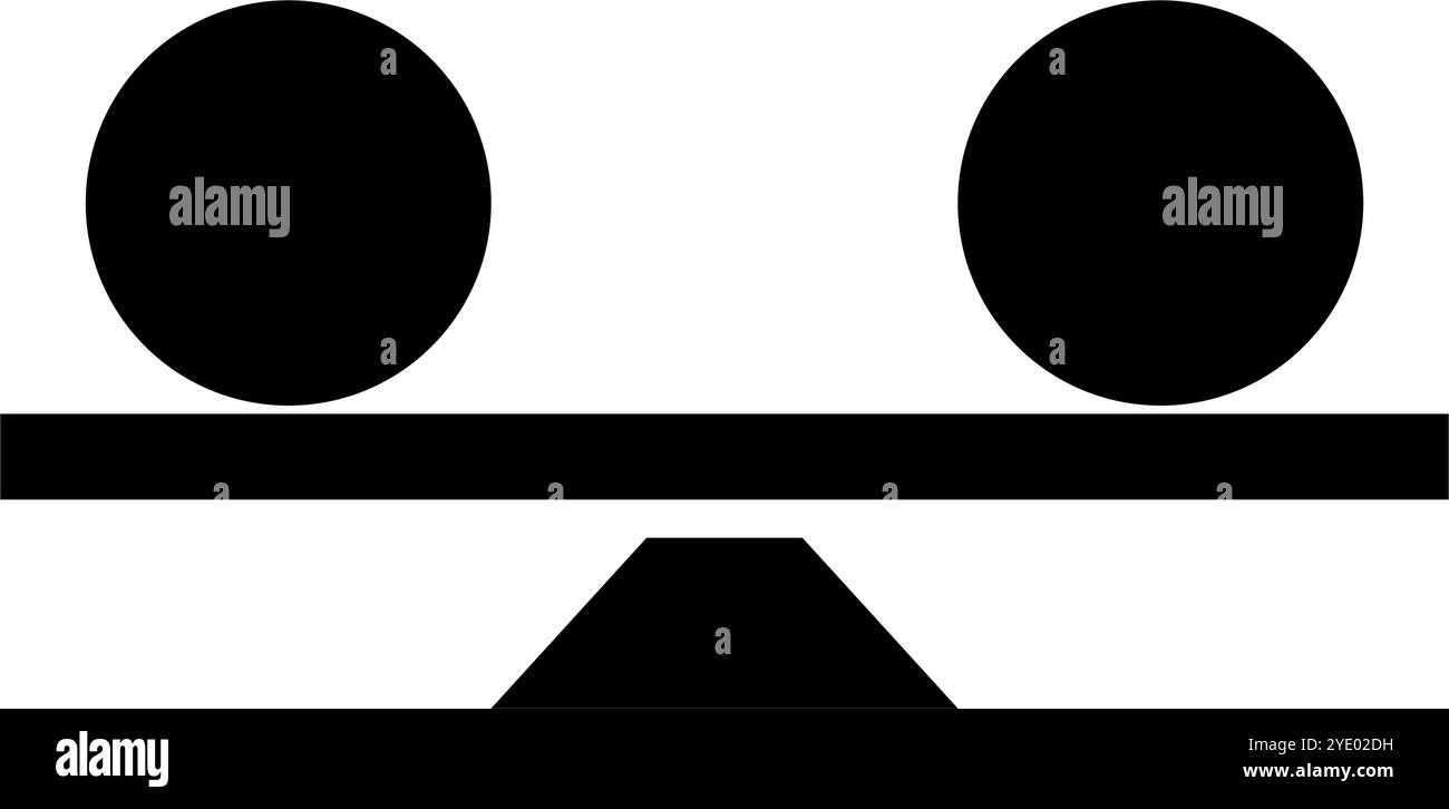 Stability silhouette icon. Stable. Editable vector Stock Vector Image ...