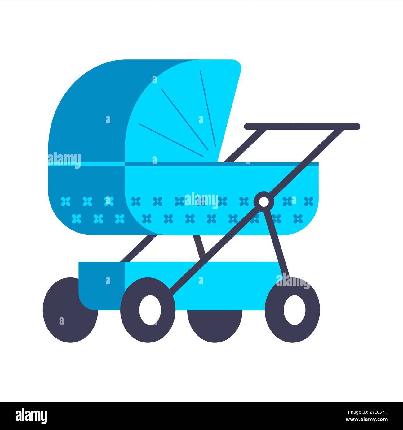 Baby stroller cartoon hi-res stock photography and images - Alamy