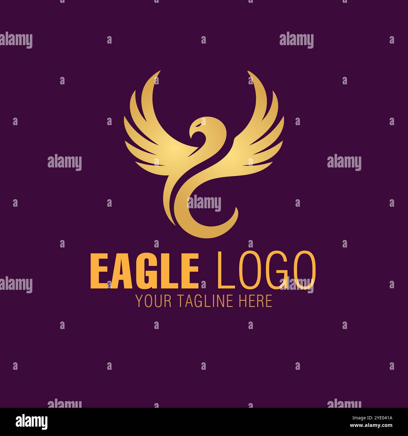 New And Unique Eagle Logo Design Template Stock Vector Image & Art - Alamy