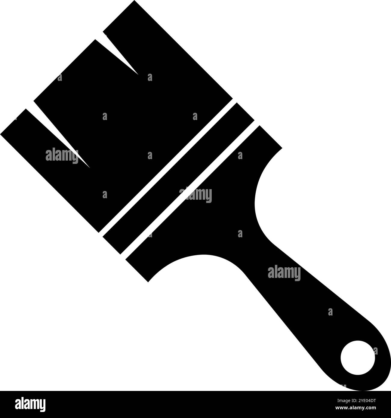 Paint brush silhouette Cut Out Stock Images & Pictures - Alamy