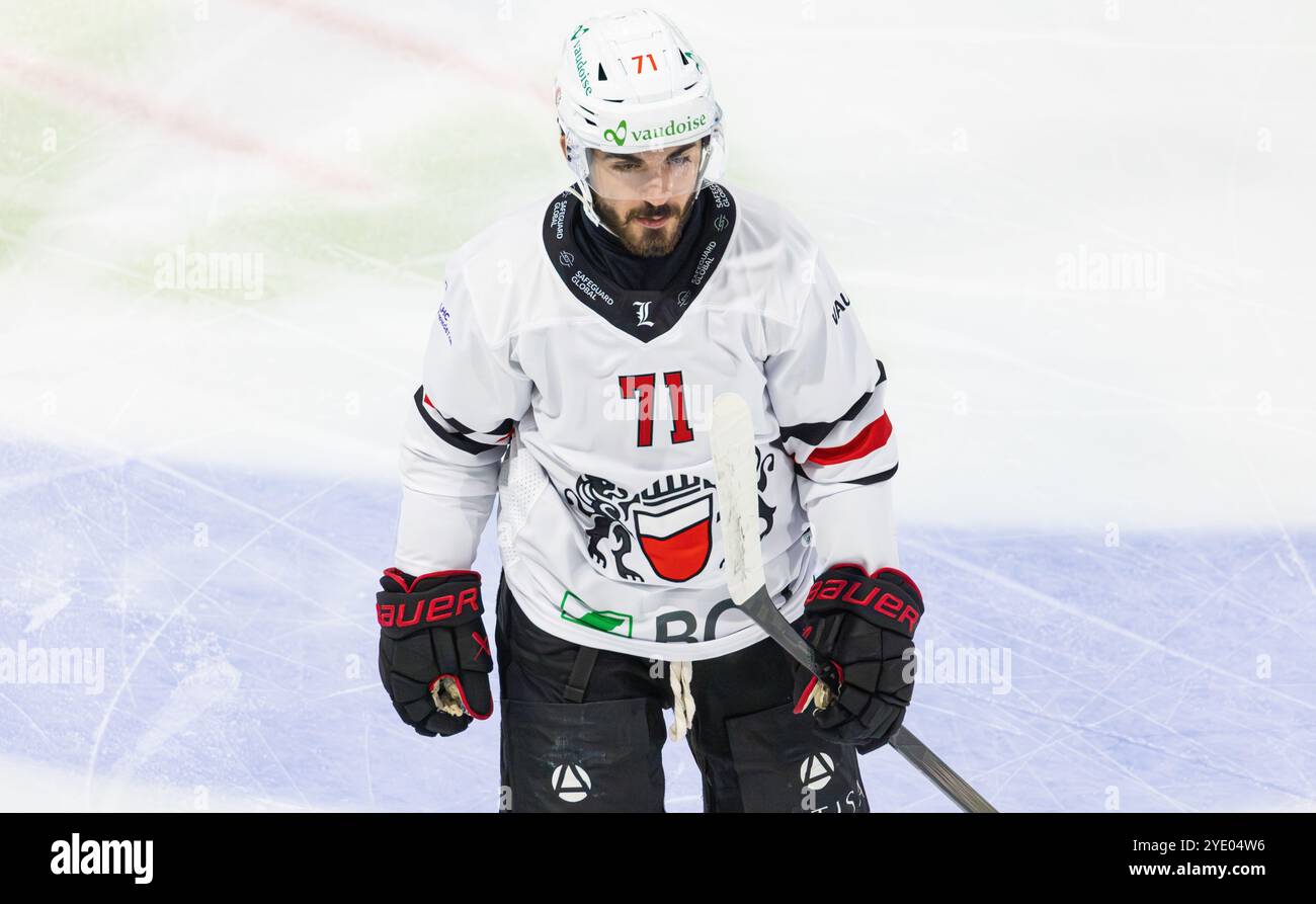 Kloten, Switzerland, 24th Sep 2024: #71 Benjamin Bourgo, forward ...