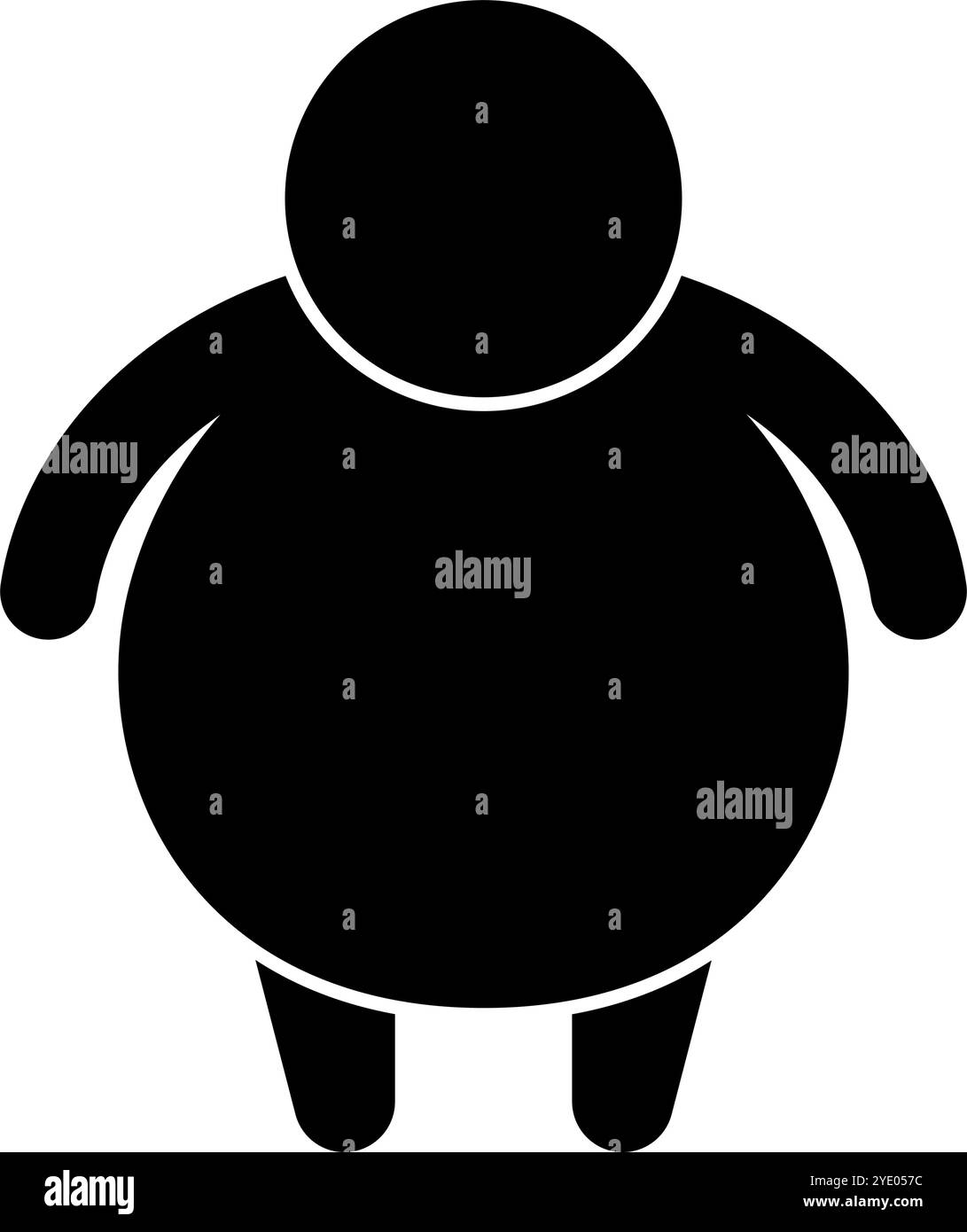 Heavy overweight fat obese Black and White Stock Photos & Images - Alamy