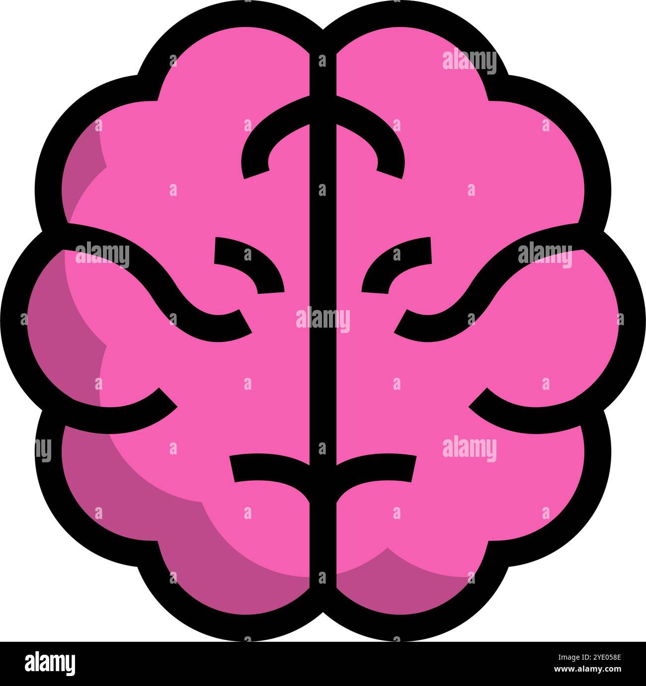 Brain icon. Intelligence icon. Editable vector Stock Vector Image & Art ...