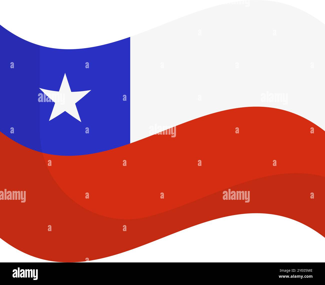 Official vector flag chile Cut Out Stock Images & Pictures - Alamy